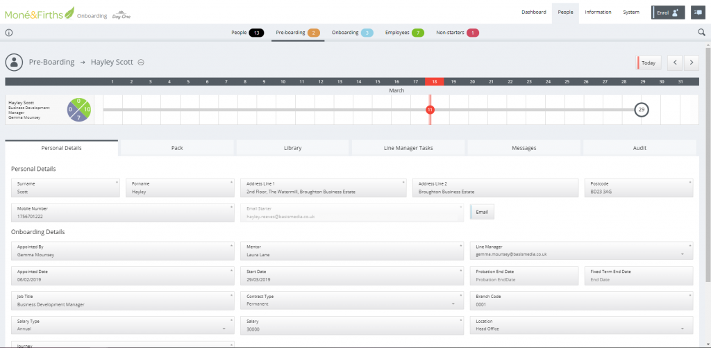 Pre-boarding | DayOne Documentation